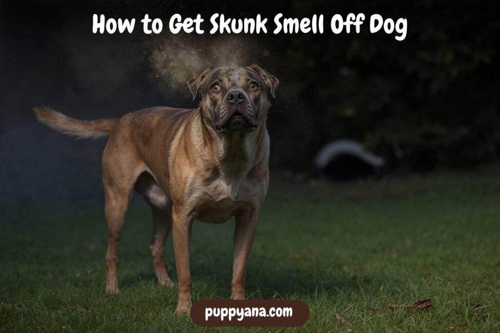 How to Get Skunk Smell Off Dog in 5 Safe Steps - PuppyAna